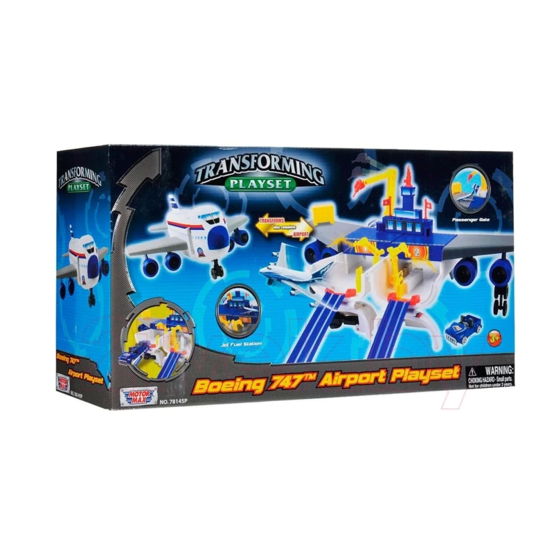 MOTORMAX MOTORMAX 78145 TRANSFORMING JUMBO JET PLAYSET | falabella.com