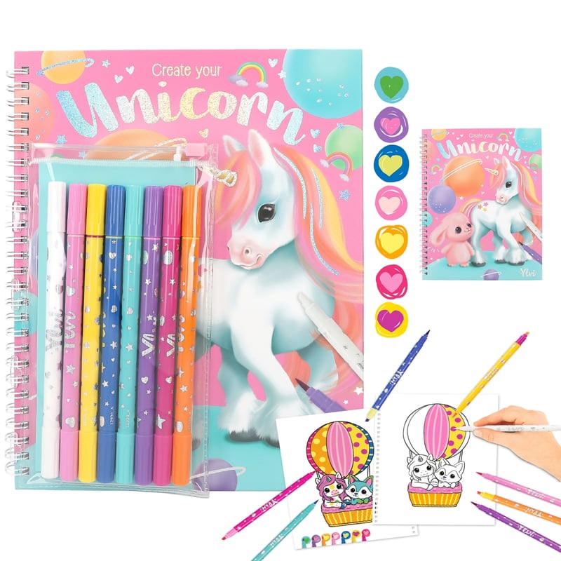 TOP MODEL Libro para Colorear - Create your Unicorn | falabella.com