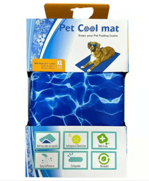GENERICO Manta Refrescante De Gel Frio Para Mascotas Talla Xl ...