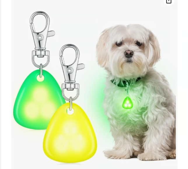 GENERICO Collar Para Mascotas Luz Led Patitas Perros Y Gatos Verde ...