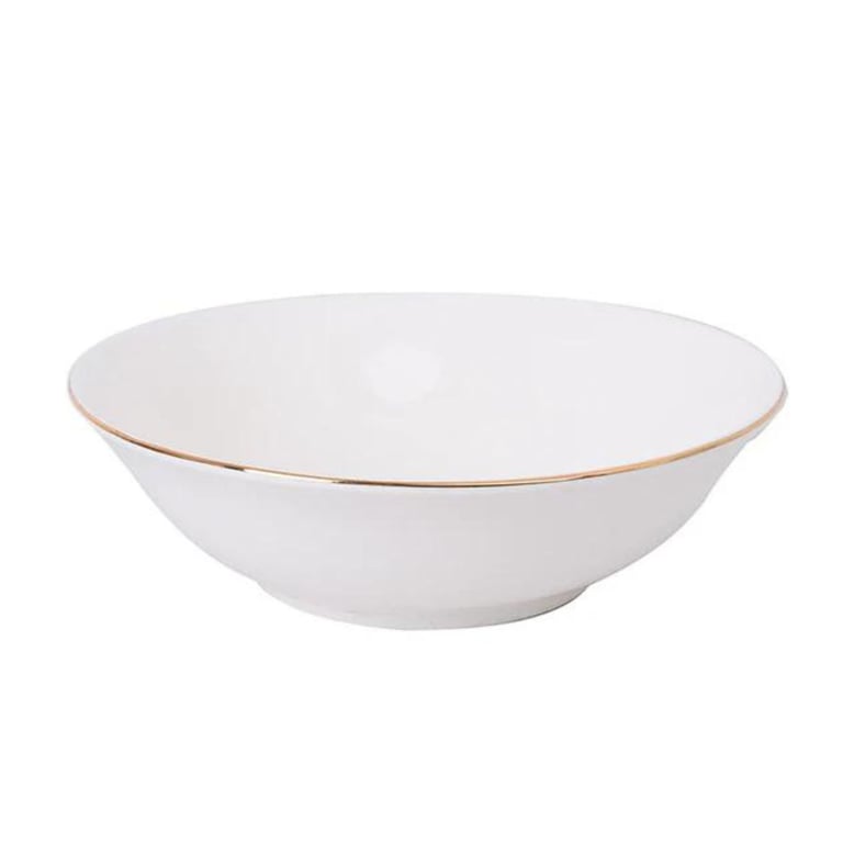 Plato Hondo para Sopa 20cm Roayal Borde Dorado Menaje Cocina | Sodimac ...