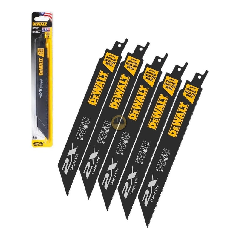 DEWALT Set 5 Hojas De Sierra Sable Dewalt Dwa4188 | falabella.com
