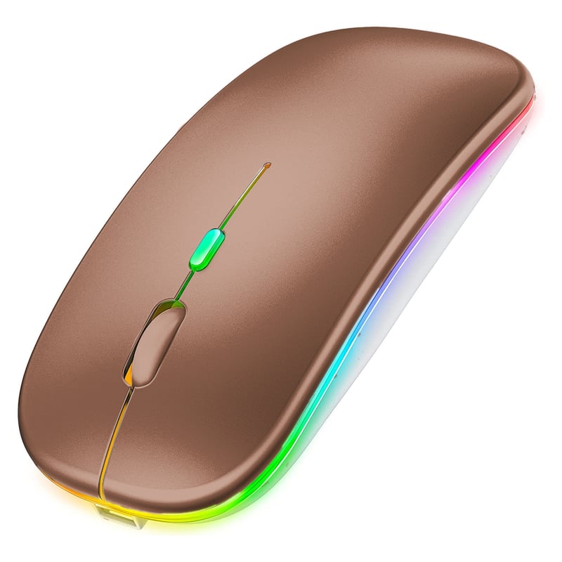 GENERICO Mouse Bluetooth Led Usb Mouse Recargable Para Mac iPad Pc ...