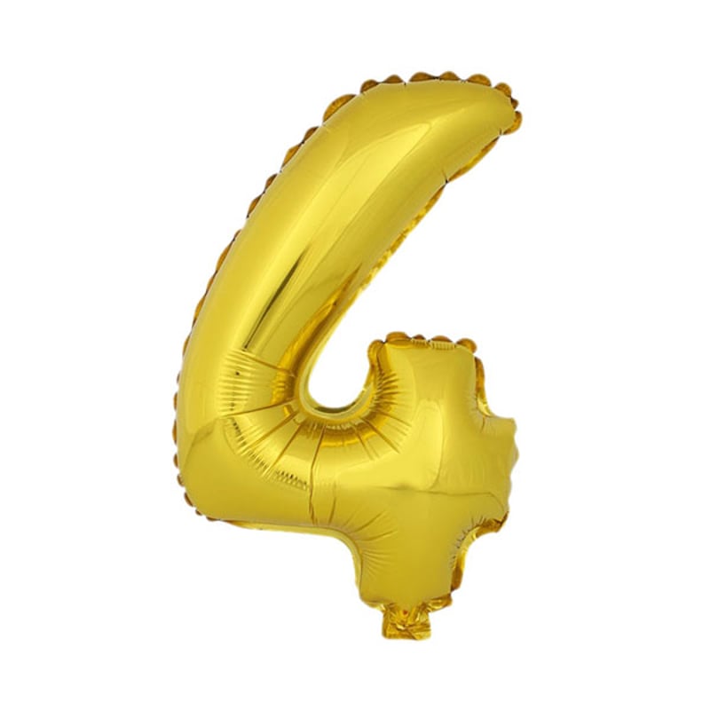 GLOBO METALICO 26 DORADO N? 4 X1 UNI | Sodimac - Falabella