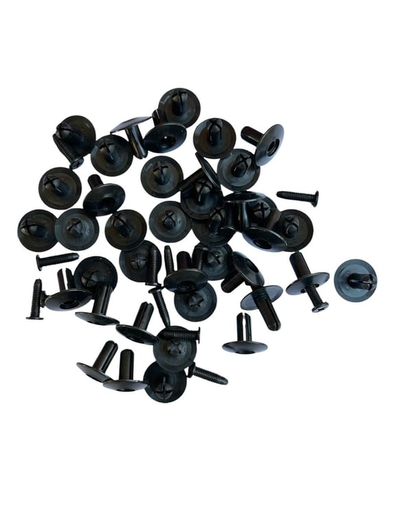 GENERICO Pack 100u Clips Automotriz Broches Plástico De 8mm | falabella.com