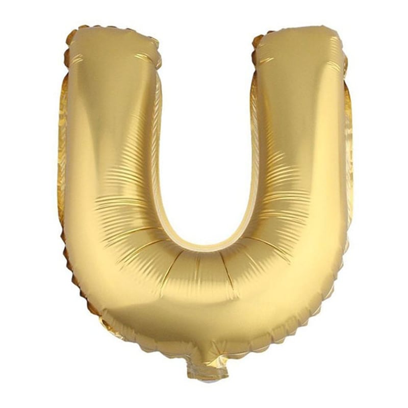 GENERICO GLOBO METALICO 26 DORADO LETRA U X1 UNI | falabella.com