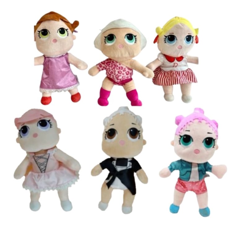 GENERICO Peluche Muñeca Lol Surprises Coleccion 6 Unidades | falabella.com