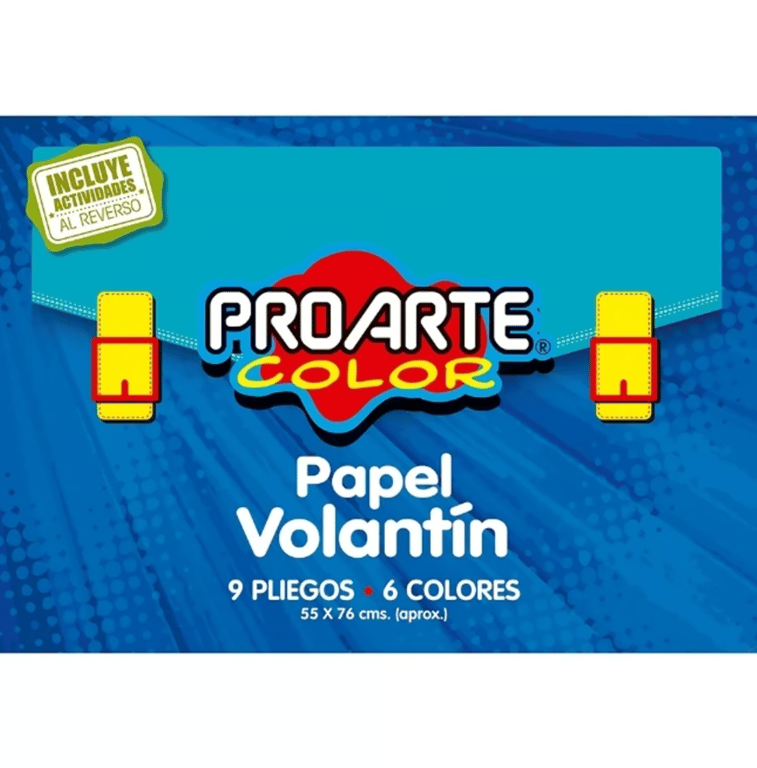 Block Papel Volatin 9 Pliegos 6 Colores | Sodimac - Falabella