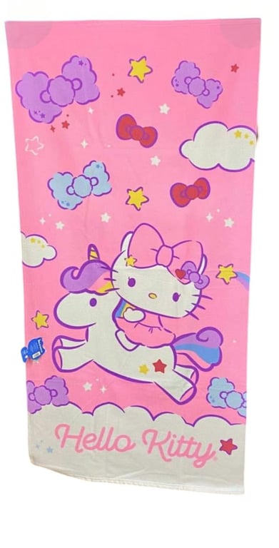 TOALLA KUWAII DE HELLO KITTY MICROFIBRA M4 140x70 | Sodimac - Falabella