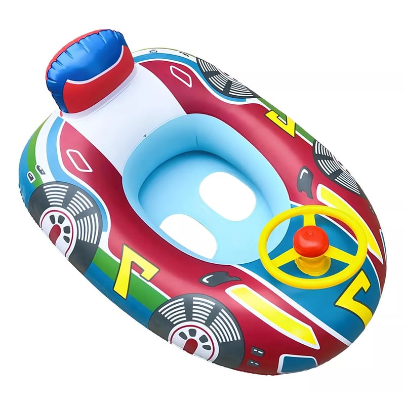 Flotador Bote Inflable Carro Con Volante Bebe | Sodimac - Falabella