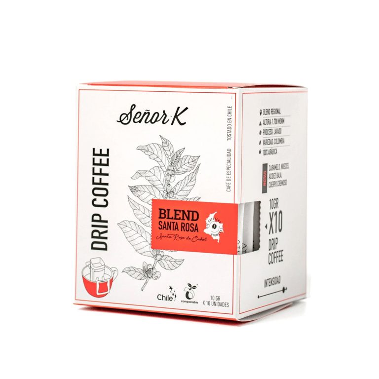 SEÑOR K Drip Coffee Santa Rosa X10 Café Señor K - Rojo | falabella.com
