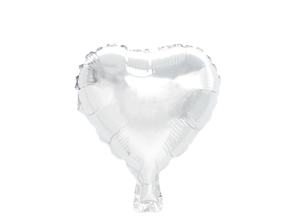 GENERICO GLOBO METALICO 10 CORAZON PLATEADO 25CM X50 UNI | falabella.com