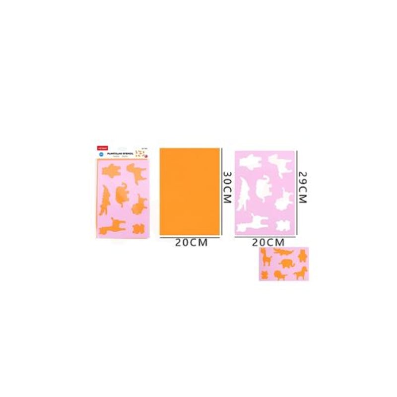 GENERICO Plantilla O Stencil PVC Animales 20x30 Cm | falabella.com
