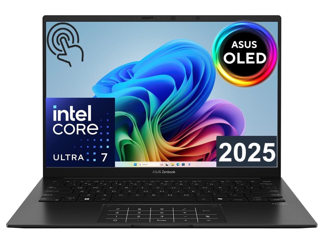 ASUS Notebook Asus Zenbook 14" Touch Oled INTEL Ultra 7 155h 16 CORES SSD 1tb 16gb DDR5 ...