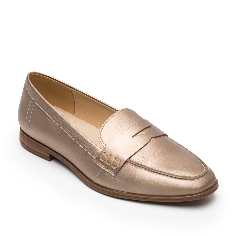 FLEXI Mocasín Mujer Hayek 126606 Dorado - Dorado | falabella.com