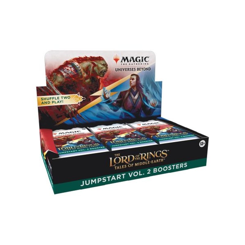 WIZARDS OF THE COAST Magic The Gathering LOTR Jumpstart Vol 2 Display | falabella.com