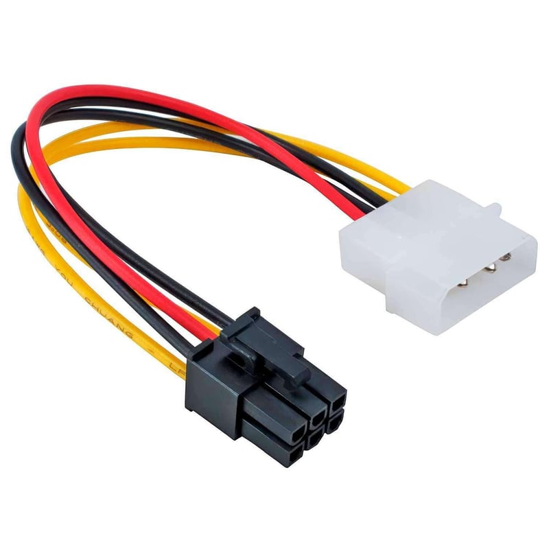 GEN Adaptador Poder 6 Pin Molex Tarjeta Video Corriente PCI IDE | falabella.com