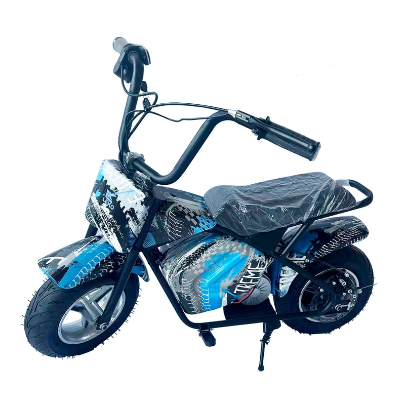 LEKO Mini Moto Eléctrica Infantil Modelo T-DM Color Gris-Azul ...