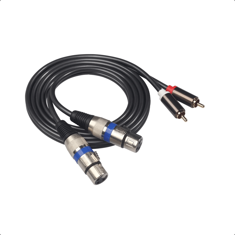 Cable Audio Profesional Djs 2 Xlr Plug A 2 Rca 1,5 Metros | Sodimac ...
