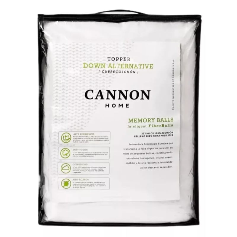 CANNON Topper Down Alternative Cannon 1 Plazas | falabella.com