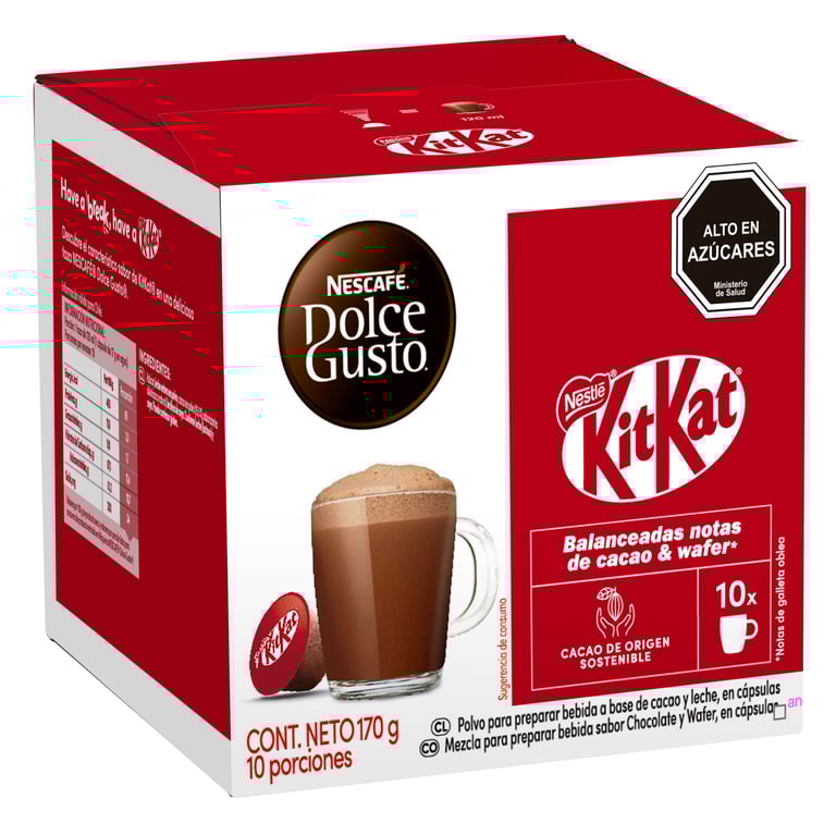 NESCAFE Café Nescafé Dolce Gusto® Kit Kat 10 Cápsulas | falabella.com