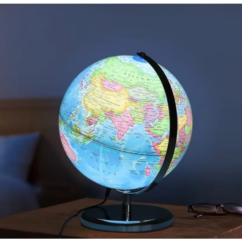 GENERICO Globo terraqueo con luz led 20cm diametro | falabella.com