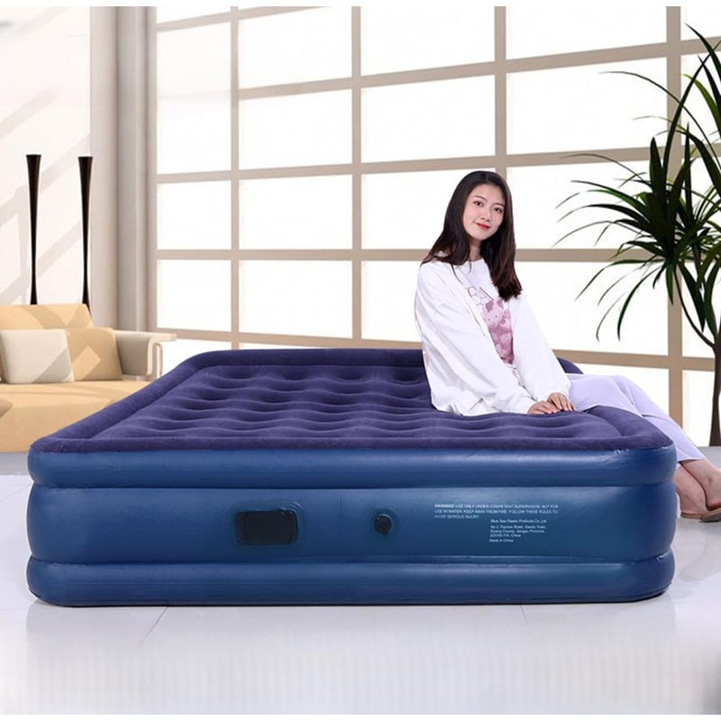 ACTUAL Colchón Inflable Eléctrico 205x160x50 Incluye Bolso | falabella.com