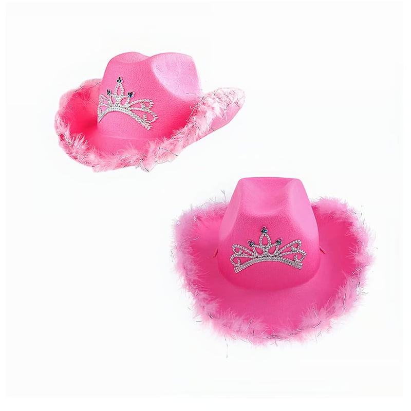 GENERICO SOMBRERO VAQUERO CORONA ROSADO X1 UNI | falabella.com