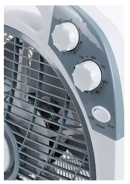 NEX Ventilador Nex Box 12 Pulgadas 45w 3 Vel 5 Aspas Oscilante ...