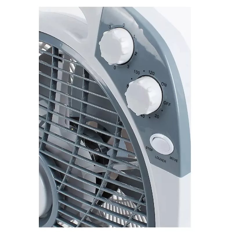 NEX Ventilador Nex Box 12 Pulgadas 45w 3 Vel 5 Aspas Oscilante ...