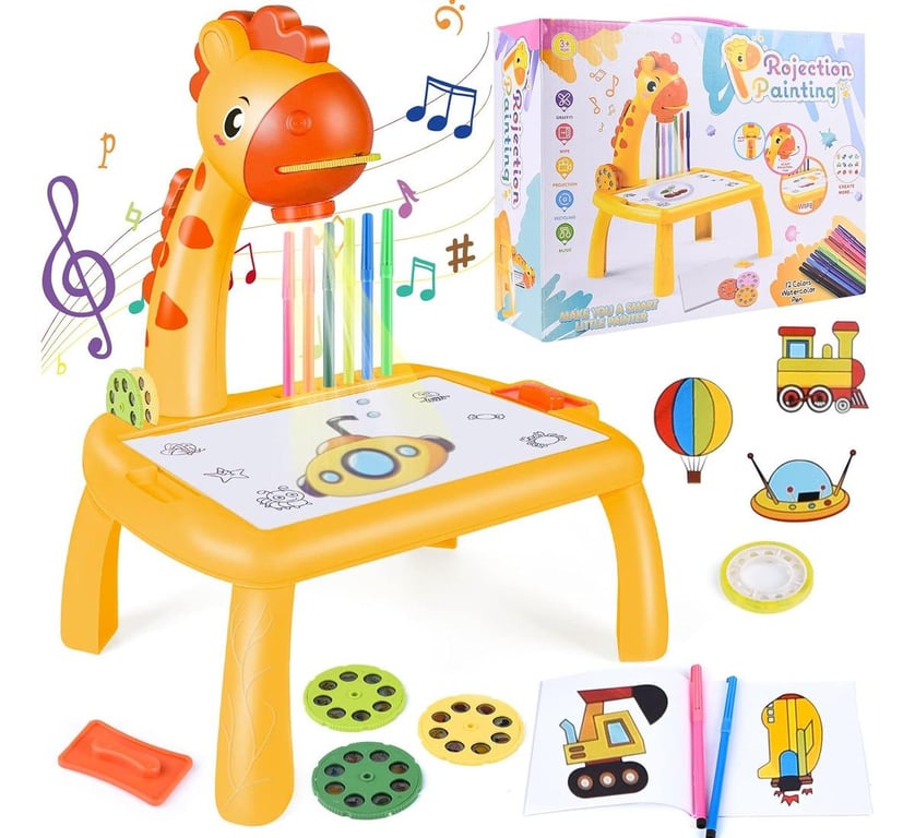 GENERICO Proyector de Dibujo Educativo con Luz y Sonido para Niños ...