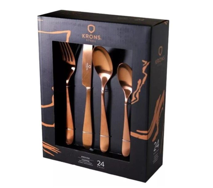 KRONS Set cuchillería Copper 24 piezas | falabella.com