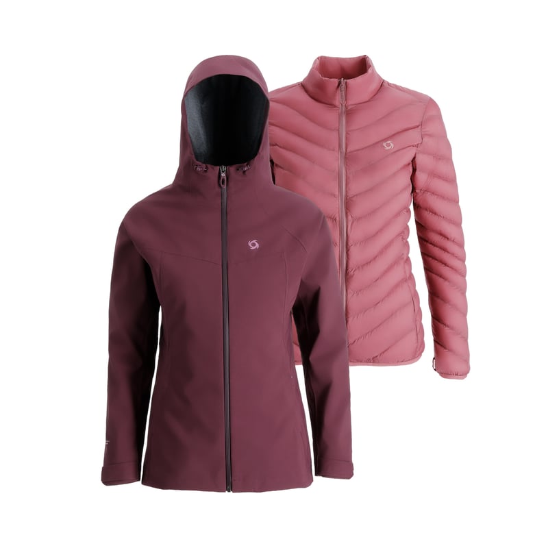 DOITE Parka 3 En 1 Skada Mujer Morado Doite | falabella.com