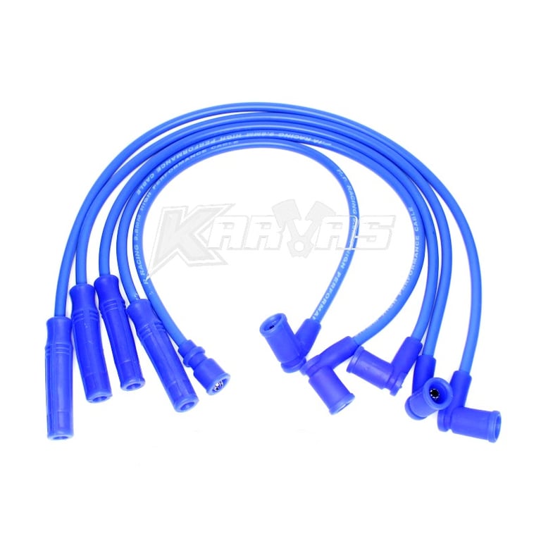 Cables De Bujias Auto 98mm AZUL Tuning Competición Karvas | Sodimac ...