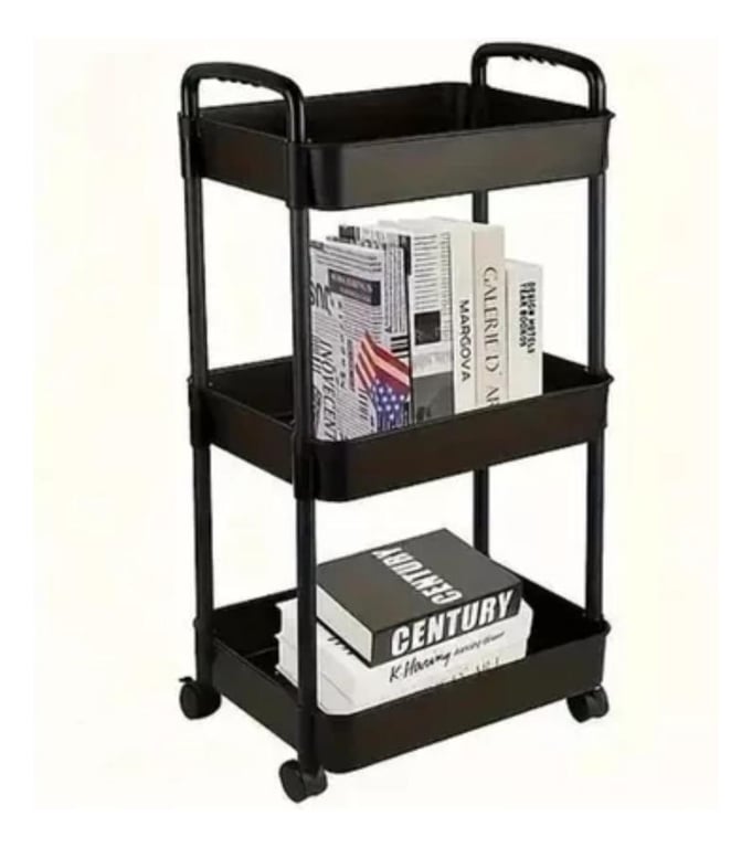 GENERICO Carrito Organizador Multiusos con Ruedas y 3 Niveles ...