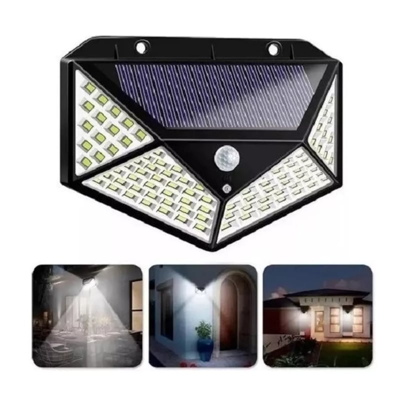 Foco Con Sensor Movimiento Foco Led Solar Exterior 100 Leds | Sodimac ...