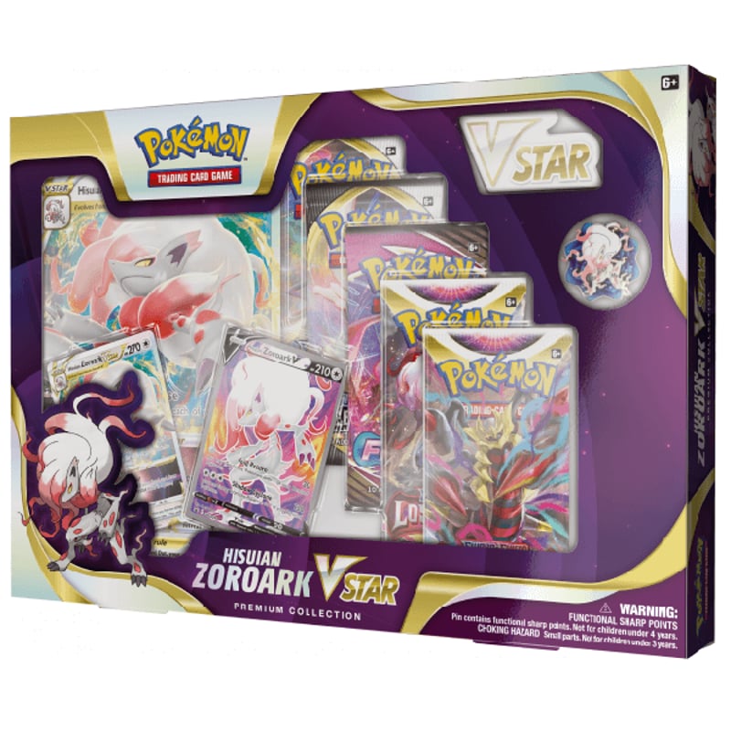 POKEMON TCG Pokémon Colección Premium Zoroark de Hisui V-ASTRO ...