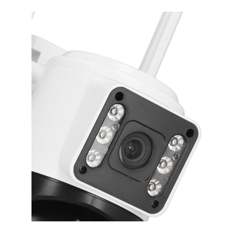GENERICO Cámara Seguridad WiFi Doble Lente 110-240 Monitoreo Celular | falabella.com