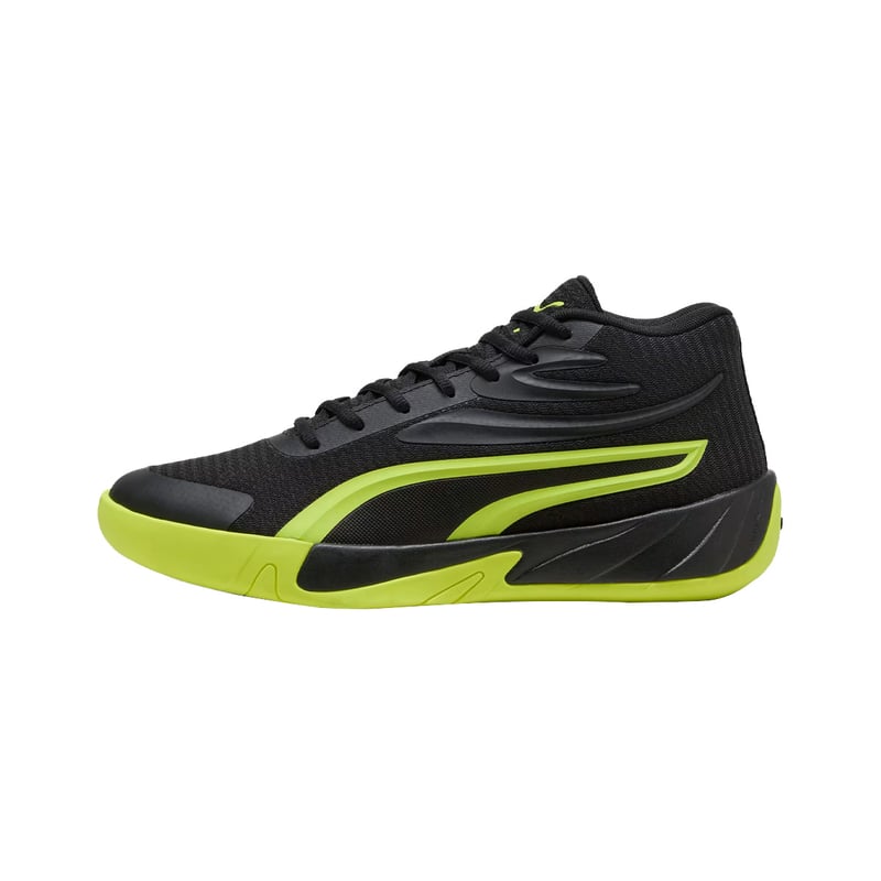 PUMA Zapatillas Básquetbol Puma Court Pro Hombre Negras/Amarillas ...