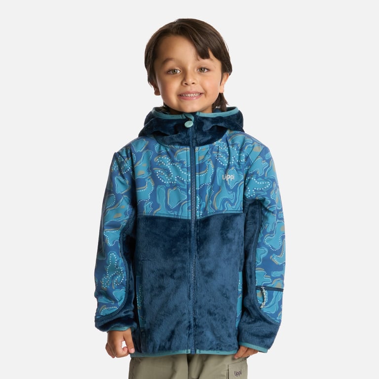 LIPPI Polar Niño Grillo Therm-Pro Hoody Jacket Azul Piedra Lippi ...