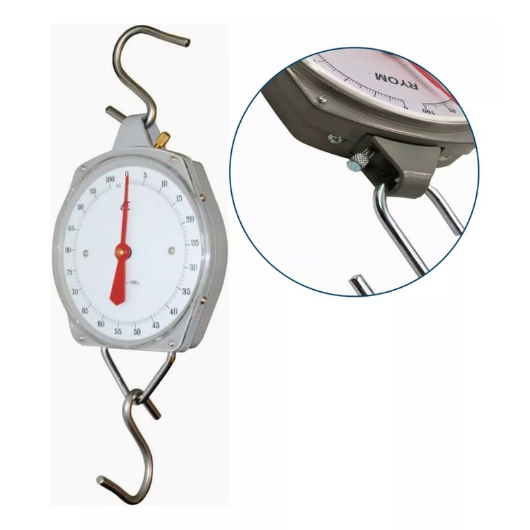 GENERICO Balanza Colgante Tipo Reloj 100 Kg Con Ganchos | falabella.com