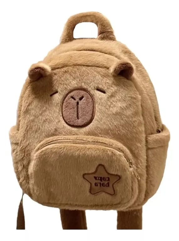 TIOZONEY Bolso Capibara Kawaii Mochila Felpa Carpincho Animal ...