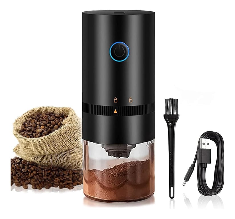 EVERSO Molinillo De Café Electrico Moledor Portátil Recargable ...