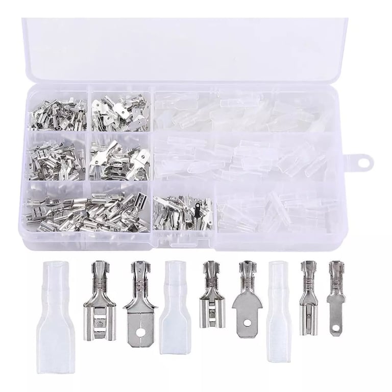 EDWINAYY Kit Terminales Conectores Eléctricos Aislante Macho Y Hembra ...