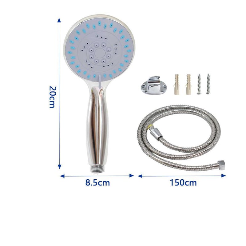 GENERICO Kit De Ducha Teléfono Manguera Soporte Cromado | falabella.com