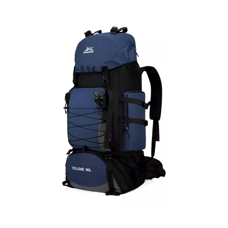 GENERICO Mochila 90L camping outdoor trekking color azul oscuro ...
