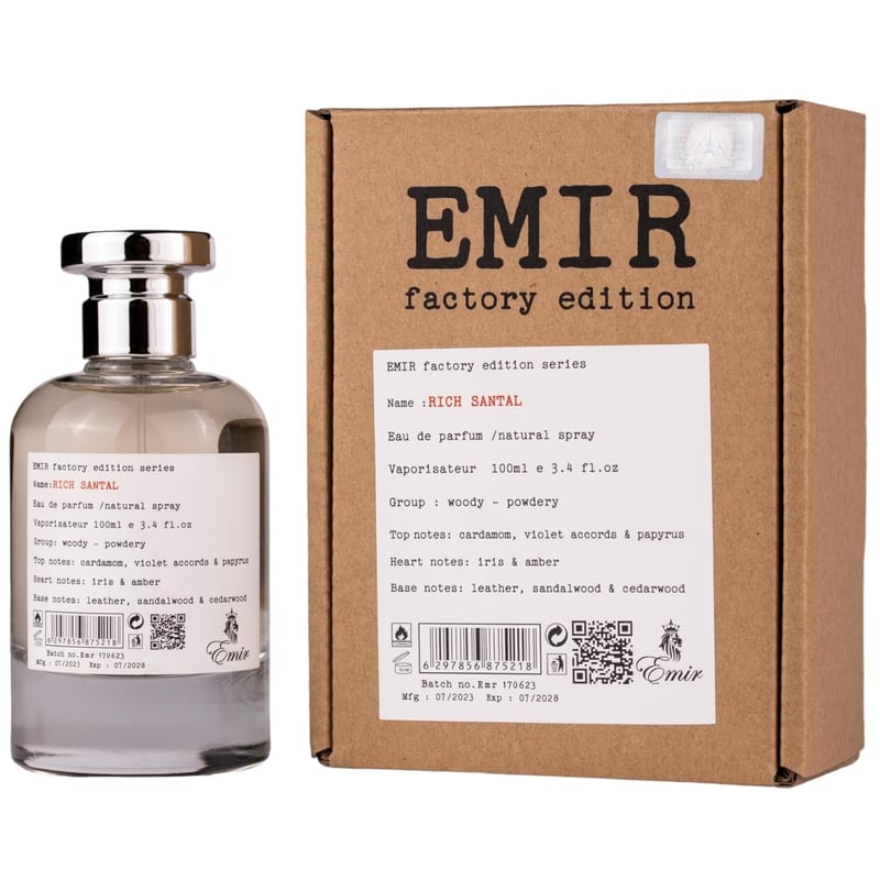 GENERICO PARIS CORNER RICH SANTAL EMIR FACTORY EDITION EDP 100ML ...