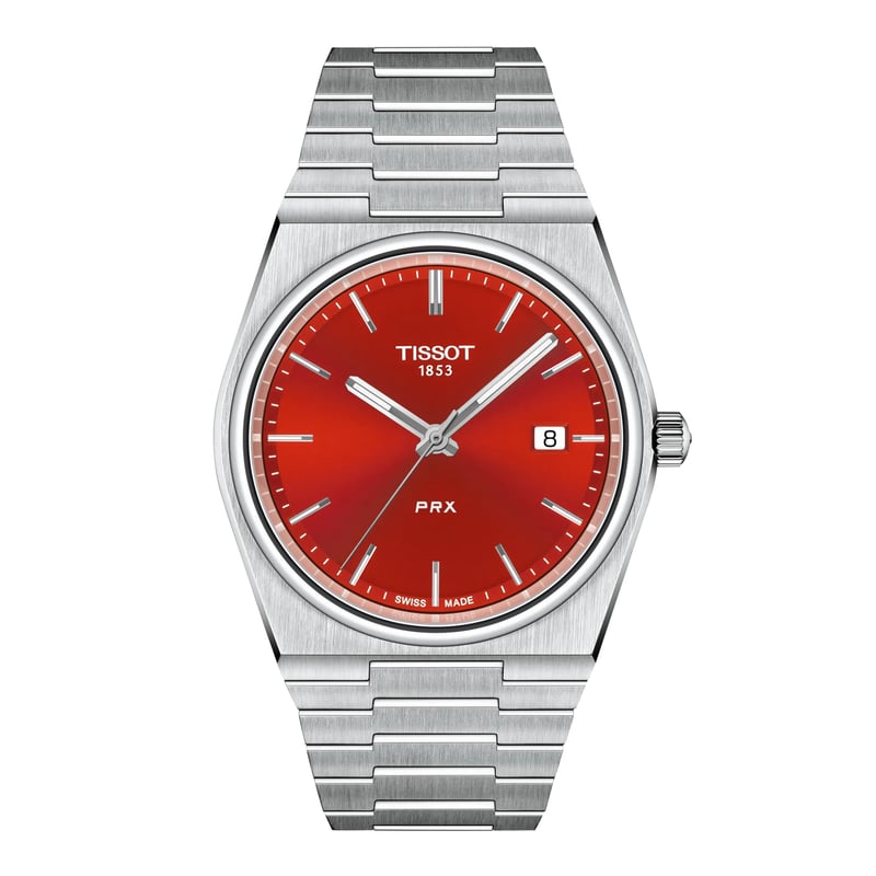 TISSOT Reloj Tissot PRX Acero Rojo 40MM | falabella.com