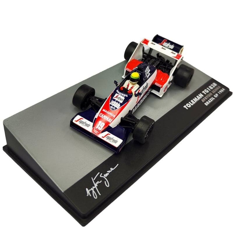 FORMULA 1 Auto Formula 1 Toleman TG183B 1984 #19 Ayrton Senna Ixo 1:43 ...