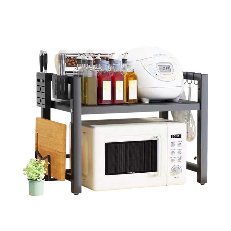 MOMO Estante Repisa Extensible Horno Microondas Rack Organizador Cocina ...